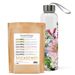 Glass Cold Water Bottle and Single Sips® Custom Set | The Republic of Tea